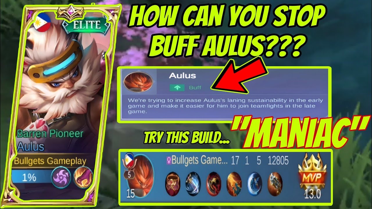 OVER POWERED newly BUFF AULUS? 😱| Aulus Gameplay | How to use Aulus ...