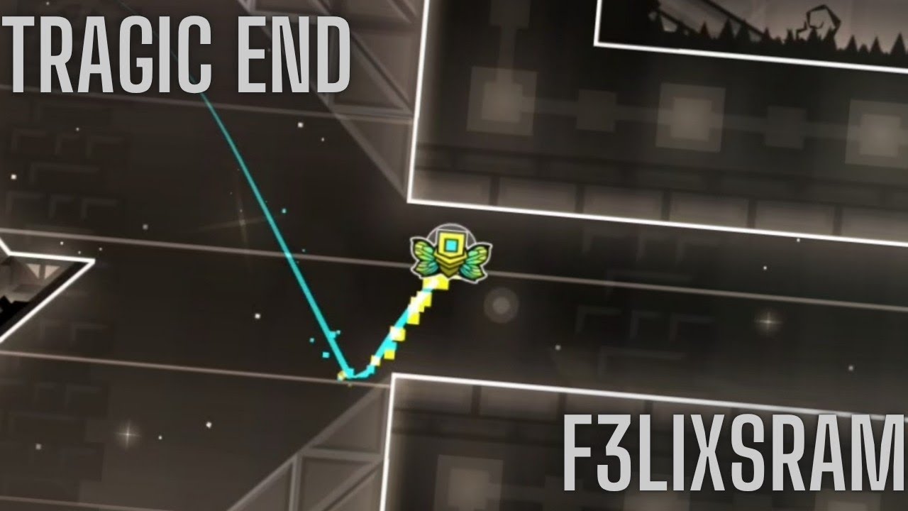 "Tragic End" by f3lixsram [100%] (Easy) [3 Coins] | Geometry Dash - YouTube