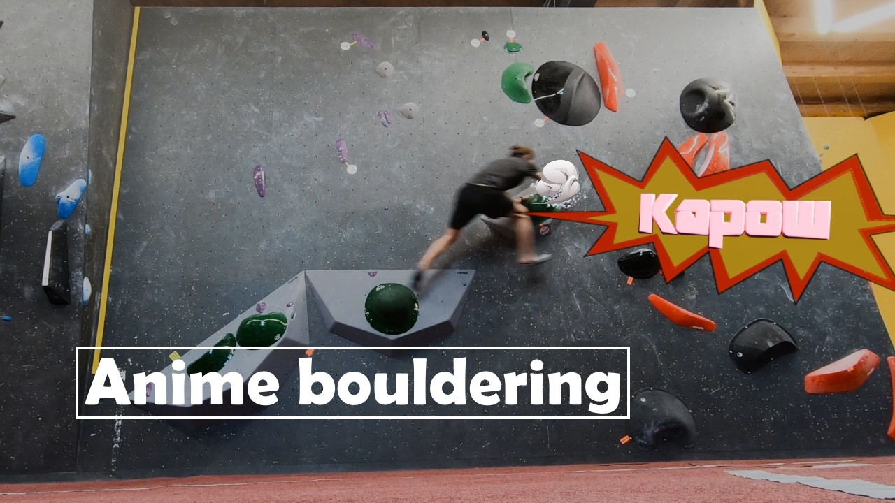 Bouldering makes you feel like | Anime boulder - YouTube
