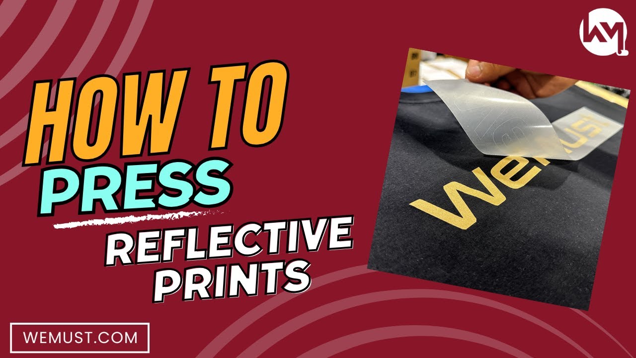 How to Press Reflective Prints - YouTube