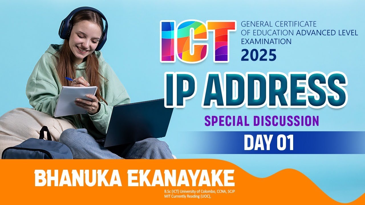 2025 AL ICT | IP Address Special Discussion | Day 01 | Bhanuka Ekanayaka - YouTube