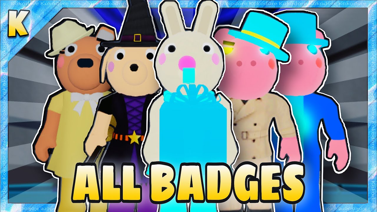 HOW TO GET ALL 15 BADGES in ACCURATE PIGGY SKIN TEST! | Roblox - YouTube