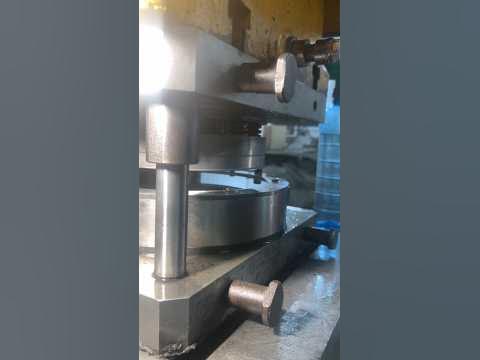 Штамповка элементов дымохода. #штамп #штамповка #дымоход #нержавейка # ...