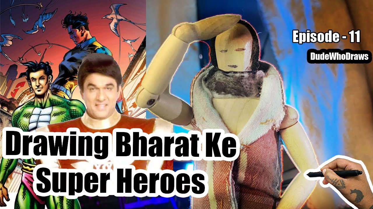 Drawing Indian Super Heroes || Nagraj | Shaktimaan - YouTube