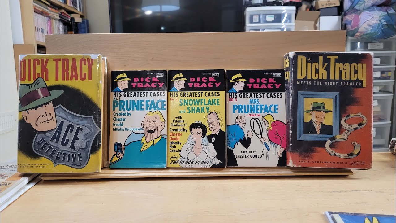 Dick Tracy vintage paperbacks plus Whitman vintage books - YouTube