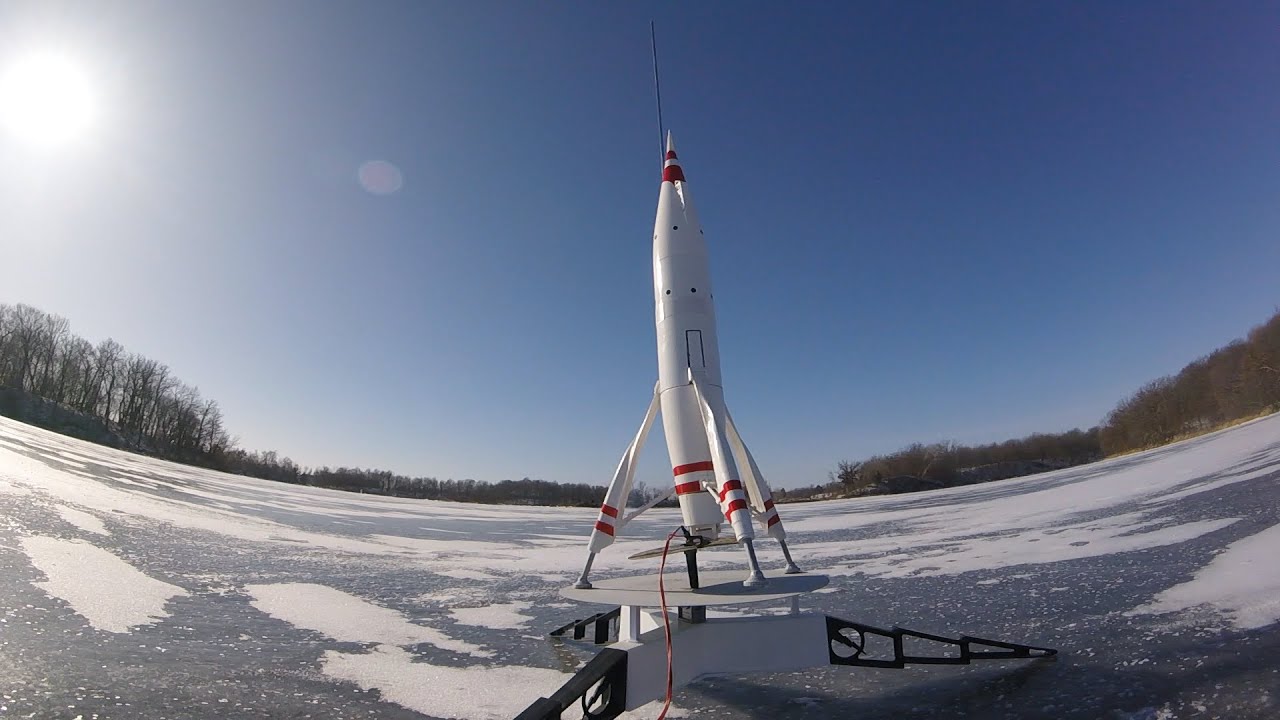 TWA Moonliner Rocket Maiden Flight - YouTube