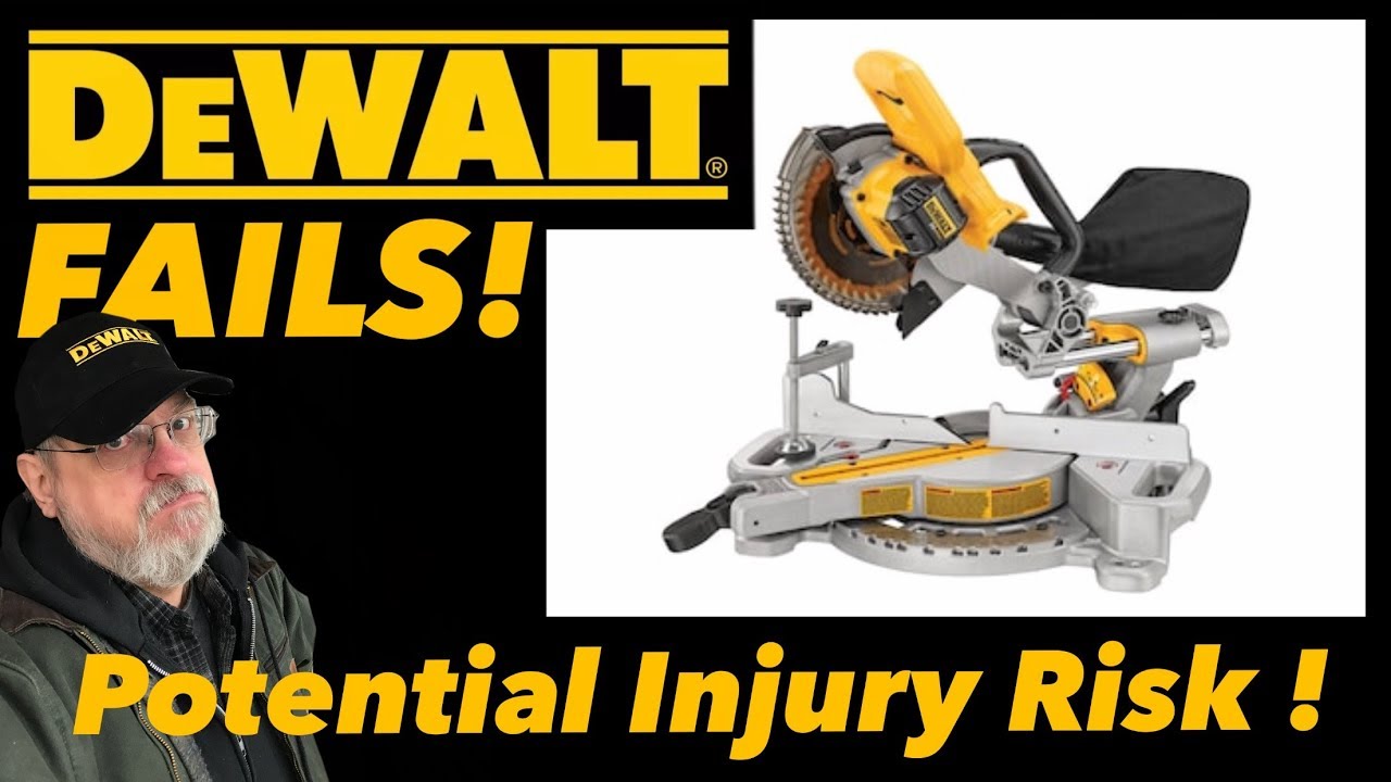 DeWalt Tool Fails - one with potential injury hazard ! - YouTube