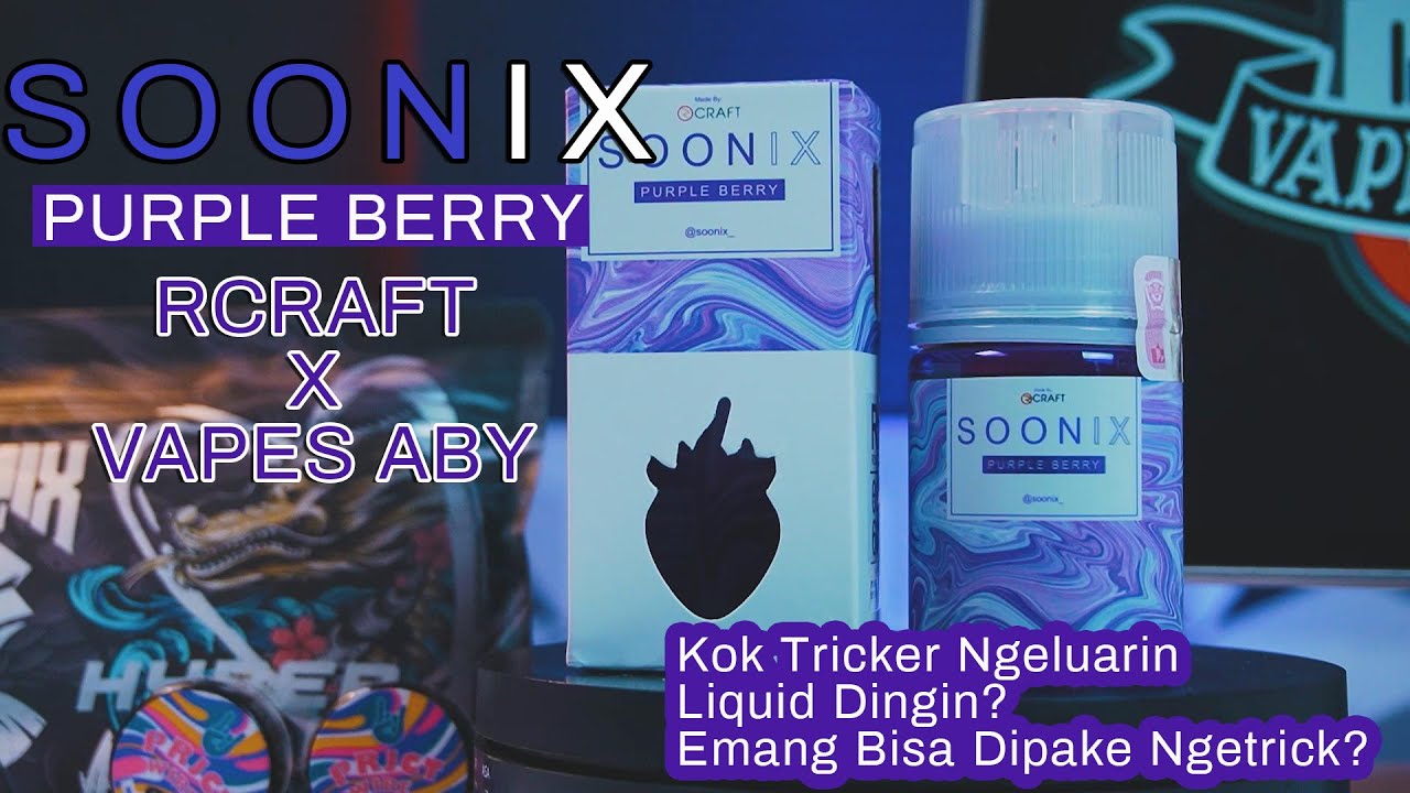 Cobain Soonix "Purple Berry" By RCRAFT X EVA & SUPERSONIX | Kebangkitan ...