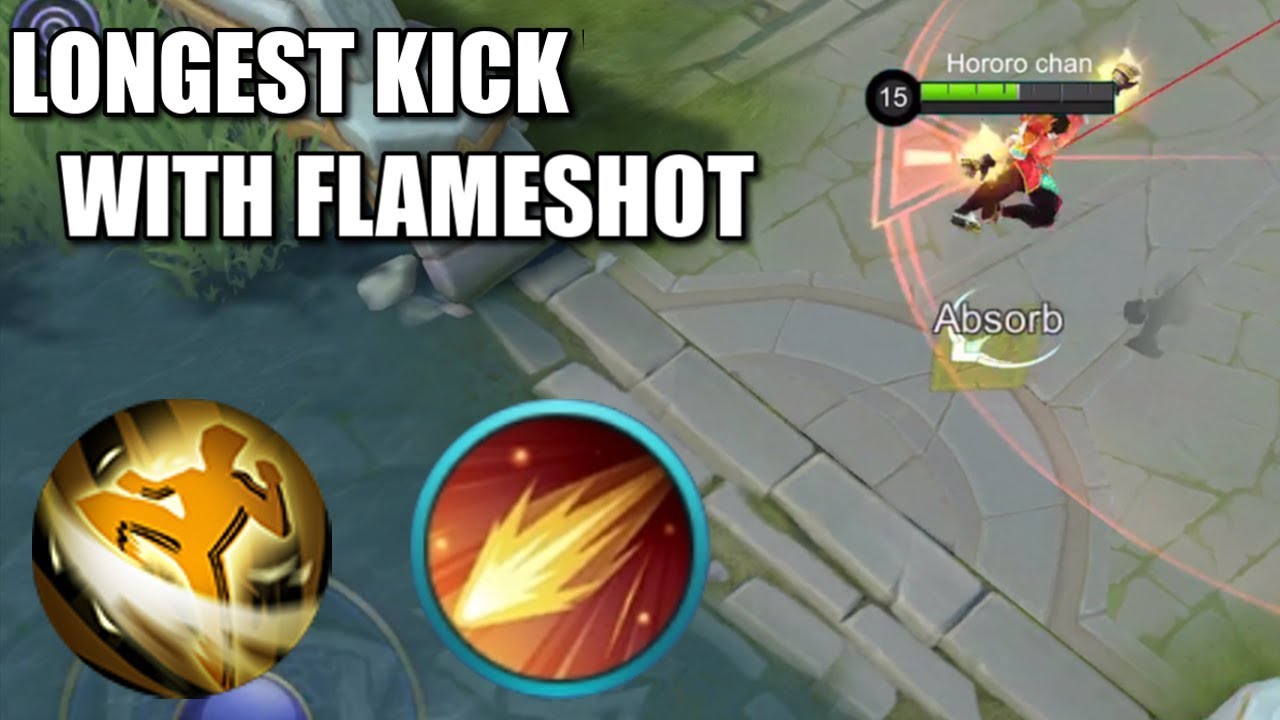 LONGEST KICK WITH FLAMESHOT! - YouTube