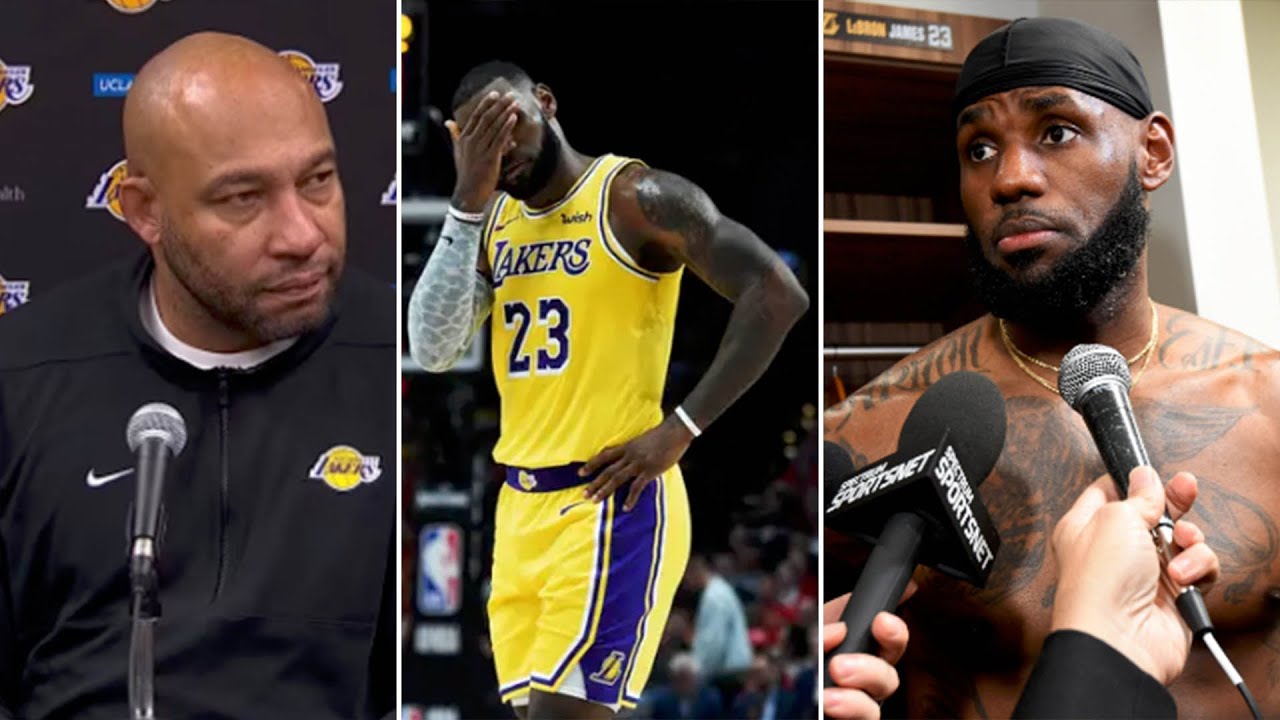 LeBron James PI$SED OFF! Darvin Ham SPEAKS OUT on Lakers Job Security ...