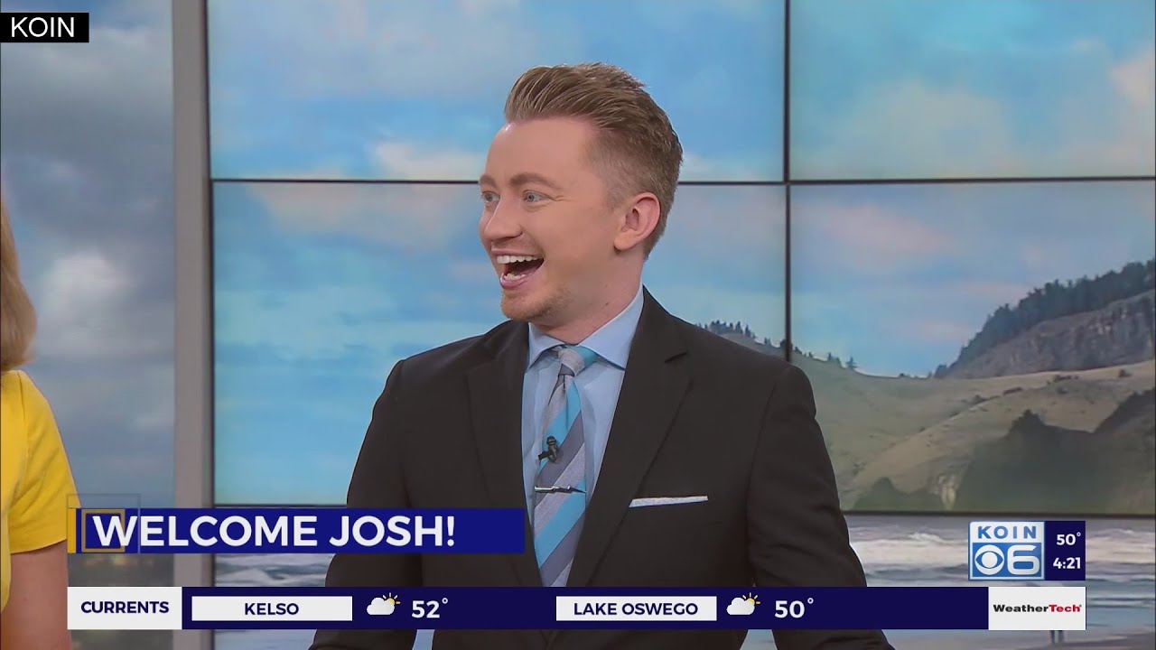 Meteorologist Josh Cozart joins KOIN 6 weekday 4pm newscast - YouTube