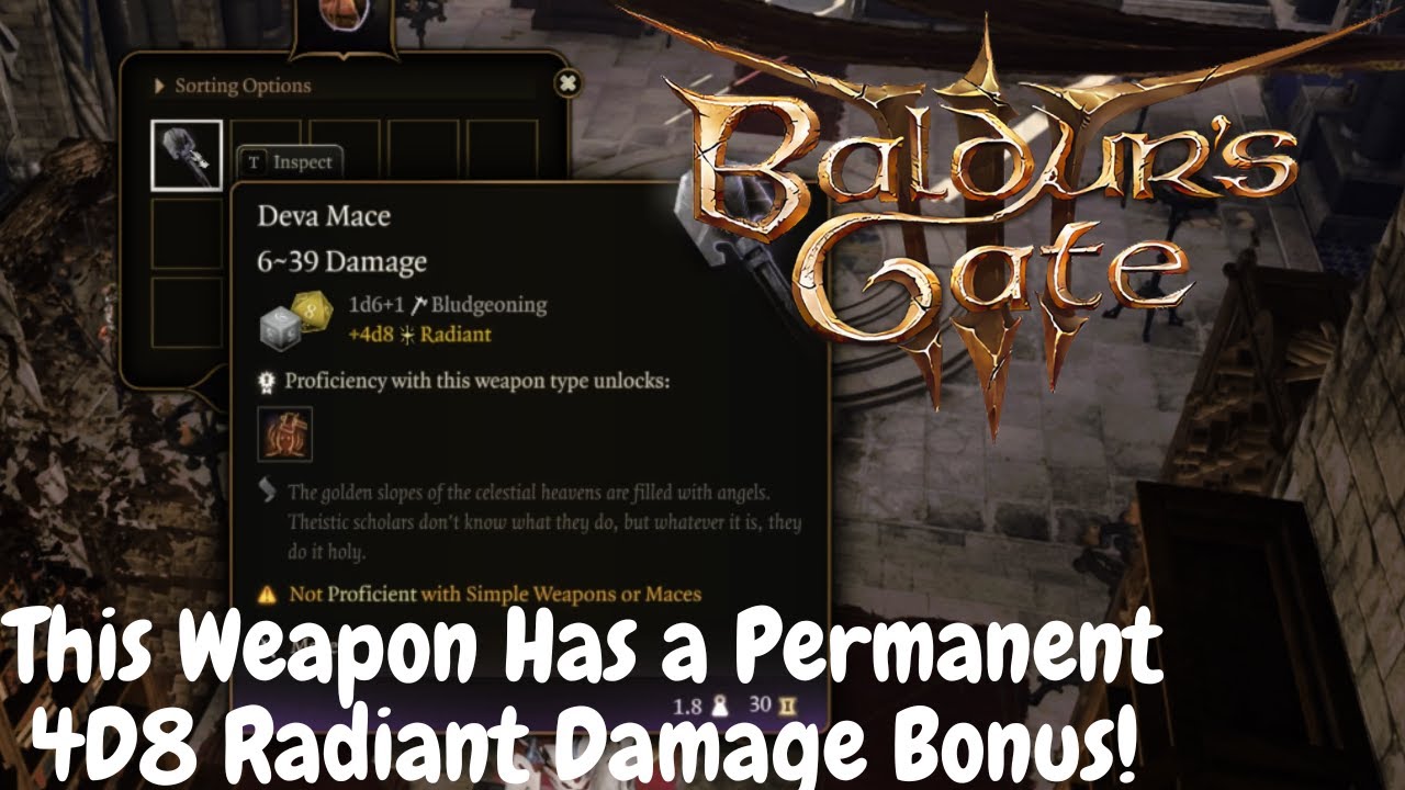 BG3: You Can Find This Deva Mace in Act 3 By Doing This! - YouTube