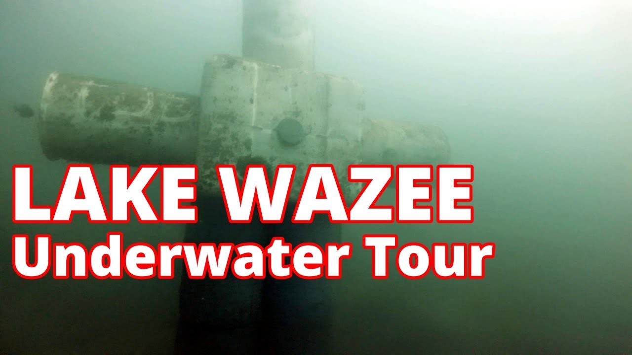 Lake Wazee Underwater Tour - YouTube