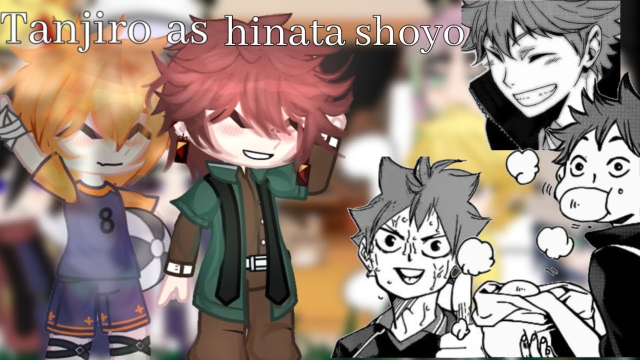 ‼️demon slayer react to Tanjiro as hinata shoyo‼️||hakaiy||gacha life ...