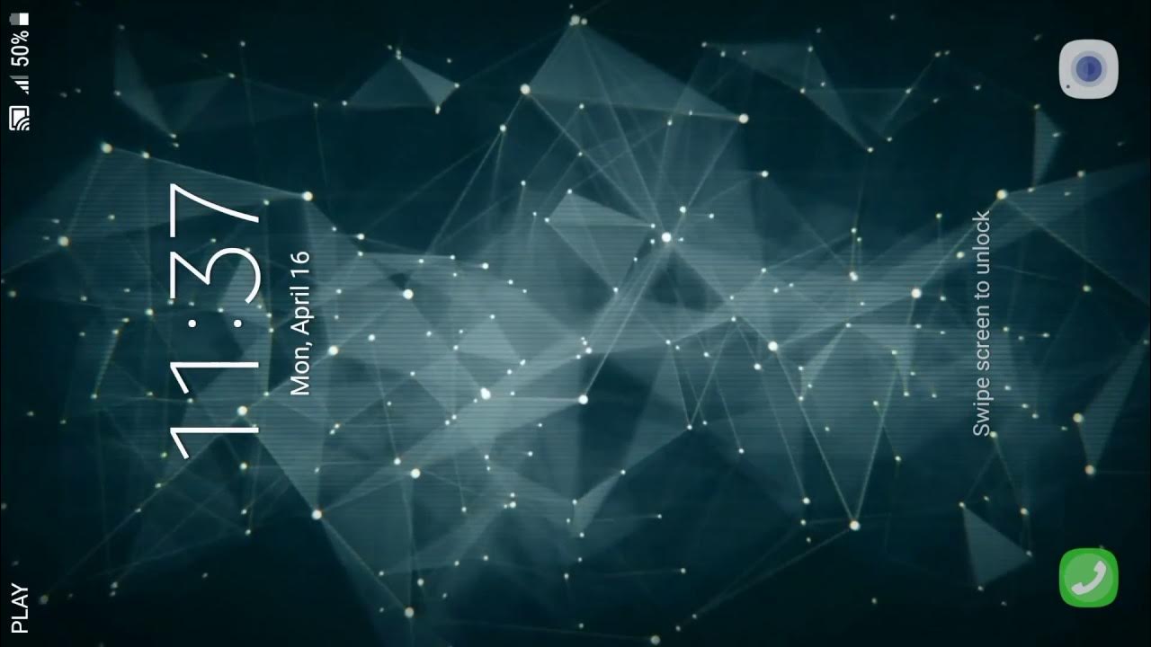 Particle Constellations Live Wallpaper - YouTube