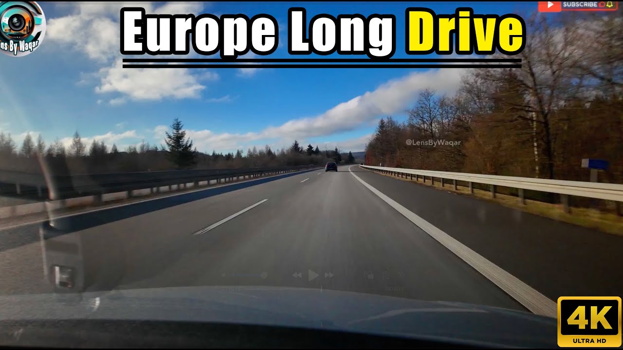 Europe Long Drive 4K ️ | Traveling Around Europe | 4K Long Drive - YouTube