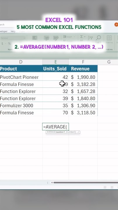 5️⃣ Most Commonly Used Functions ⚡ - YouTube