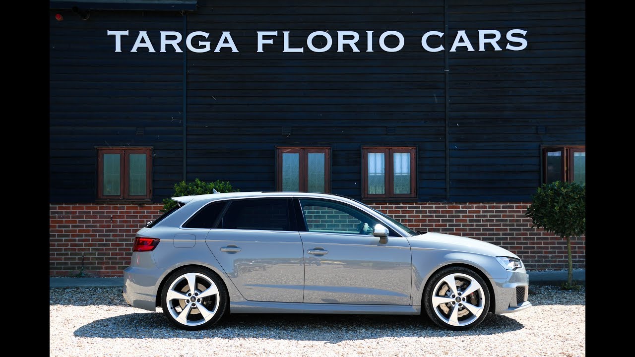 Audi RS3 Sportback Quattro 5 Door 7 Speed Automatic in Nardo Grey - YouTube