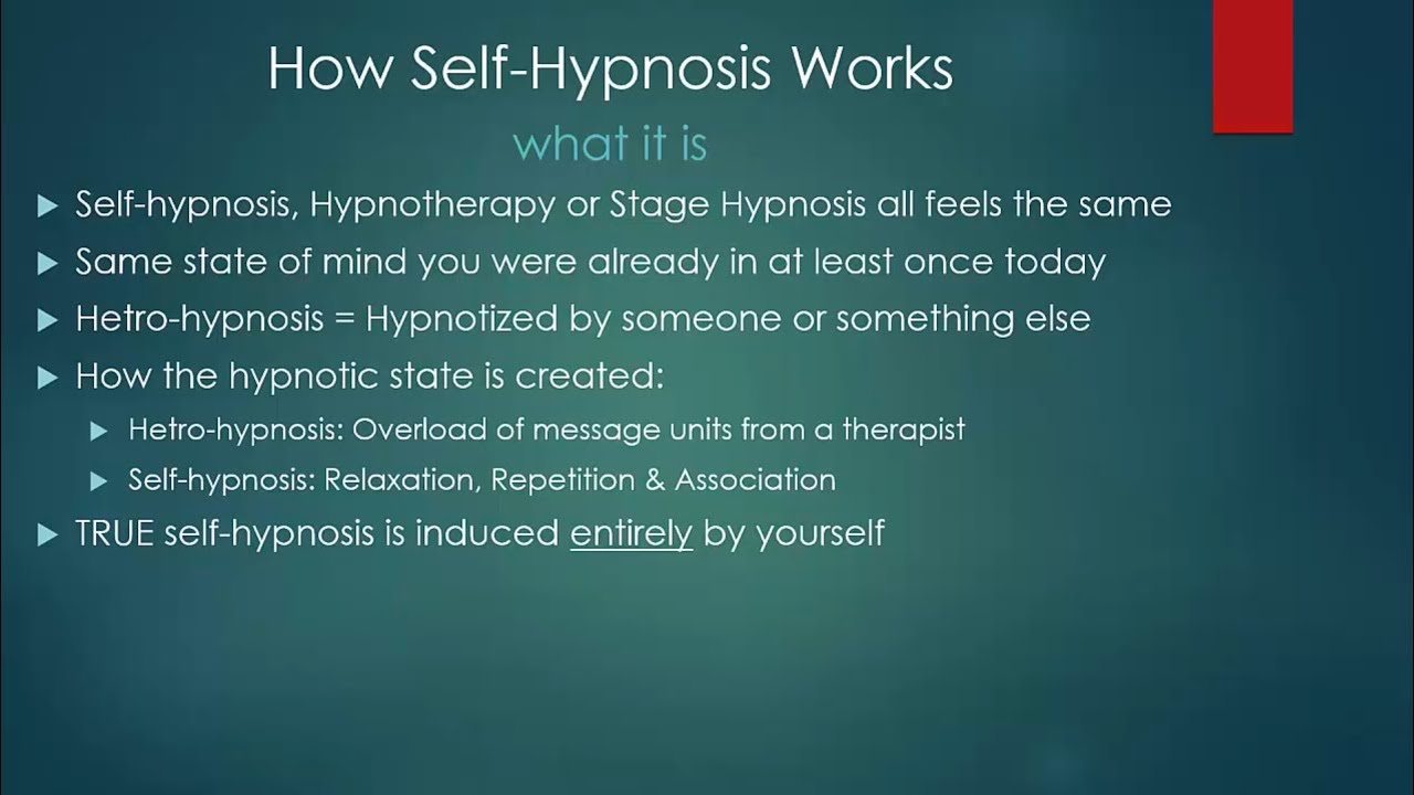 How Self-Hypnosis Works - YouTube