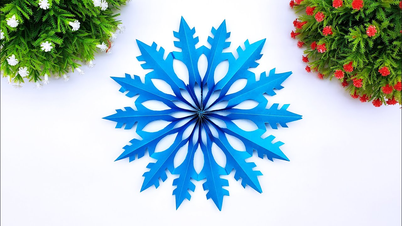 DIY-Paper Snowflakes | 3D Christmas Snowflakes | Easy Christmas ...