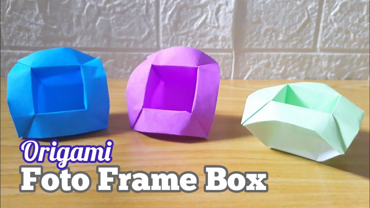 Origami Foto Frame Box - Fun & Easy Origami - YouTube