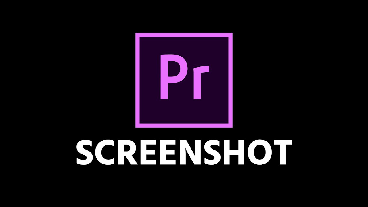 How To Capture a Screenshot in Adobe Premiere Pro (2021) - YouTube