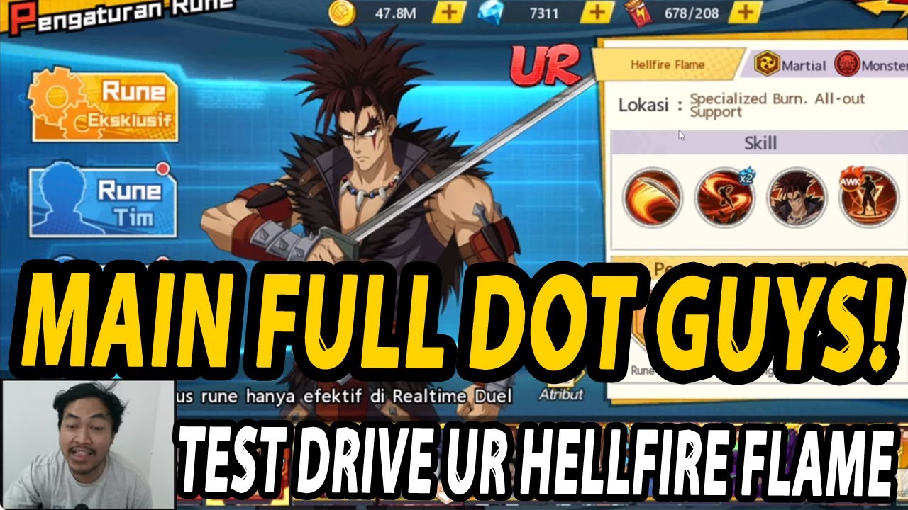 🔥🔥MENCOBA UR HELLFIRE FLAME DI RTPVP!! GILA MAU MAIN FULL DOT! - ONE ...