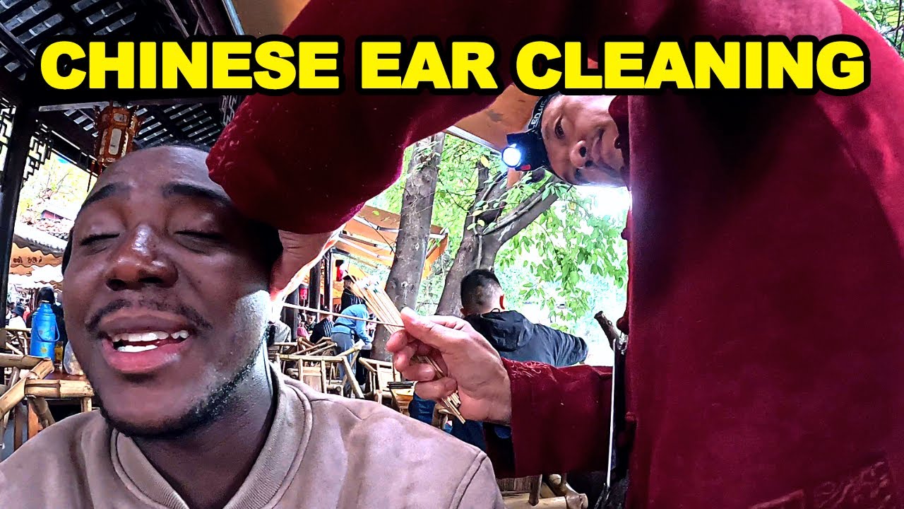 BLACKMAN TRIES ASMR CHINESE EAR CLEANING AND MASSAGE IN CHINA, THIS ...