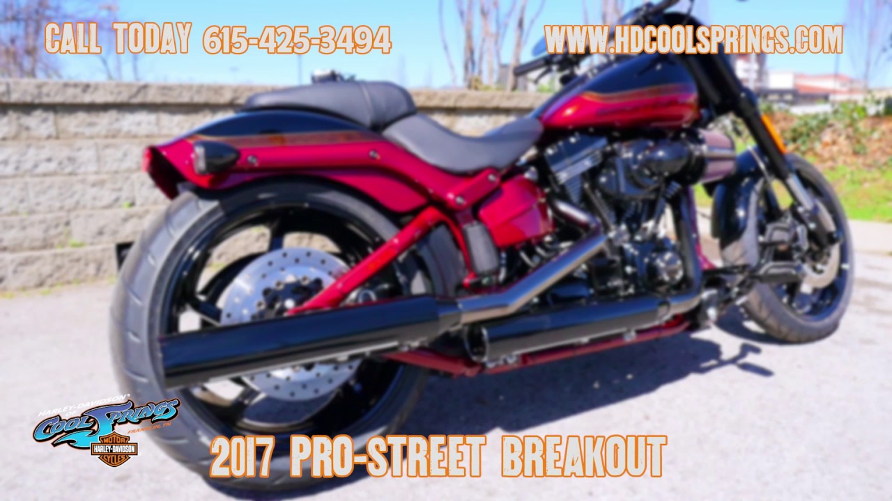 2017 Harley-Davidson Pro-Street Breakout in Starfire Black & Burn't ...