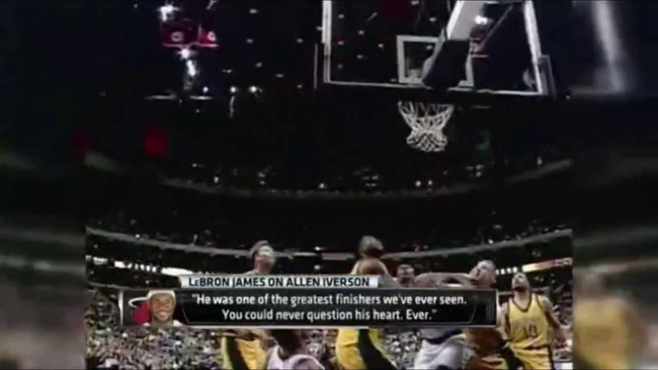 LeBron James' 2 role models - Michael Jordan & Allen Iverson - YouTube
