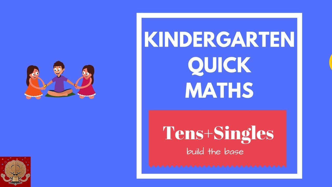 Kindergarten fast maths-tens with single digit numbers |Fun Maths ...