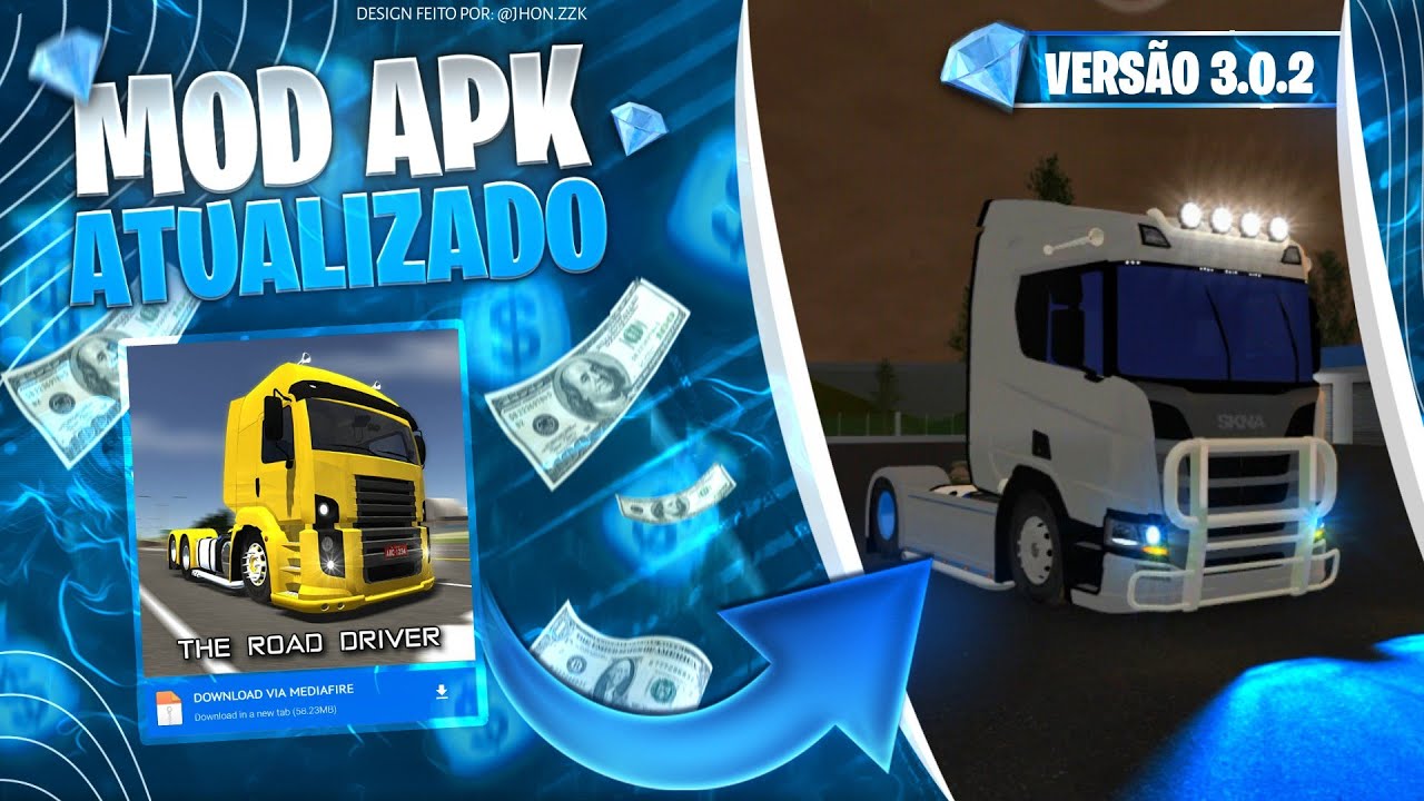 🔥DOWNLOAD The Road Driver APK MOD DINHEIRO INFINITO VERSÃO 3.0.2/ 2024 ...