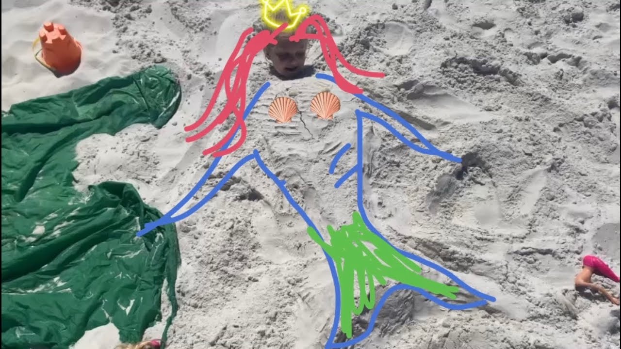 How To Become a Sand Mermaid - YouTube