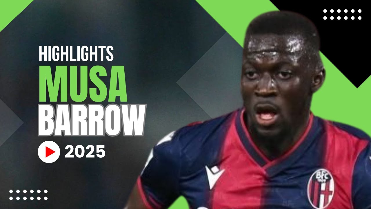 Musa Barrow - Speed, Flair & Goals 2025 | The Gambian Rocket 🚀🔥 - YouTube