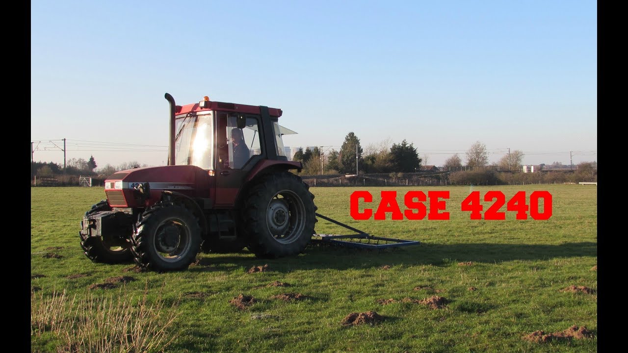 Case 4240 Chain Harrowing, A Day In The Life Of A Farmer, Preparing The ...
