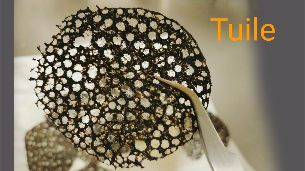 How To Make Tuile | How To Make Coral - YouTube