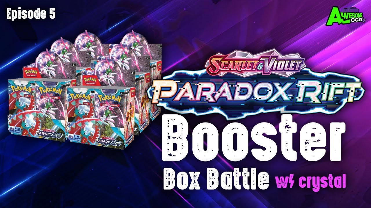 Booster Box Battle w/ Crystal - Paradox Rift - Box #5 - YouTube