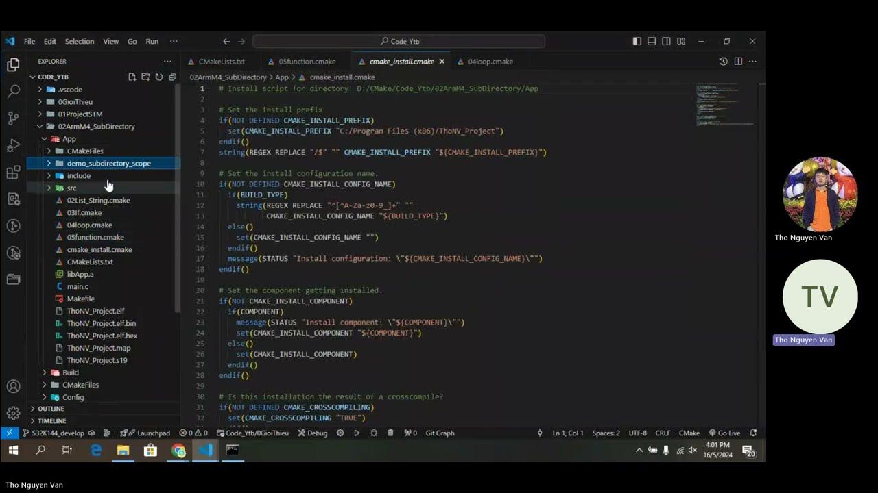15 Function and Scope of Function in CMake [CMake ] - YouTube