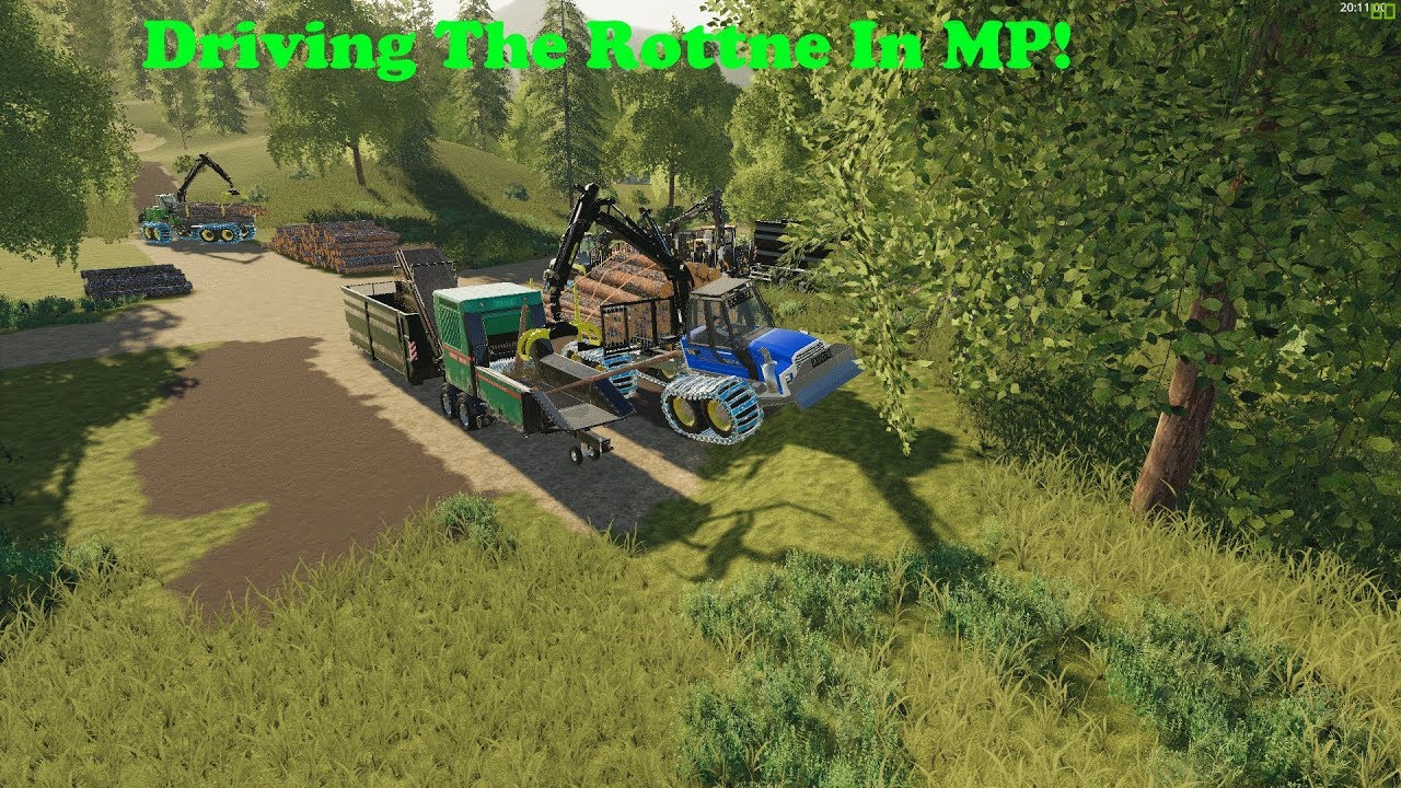 FS19 | MP On Grizzly Mountain | Taking A Ride In The Rottne | Timelapse ...