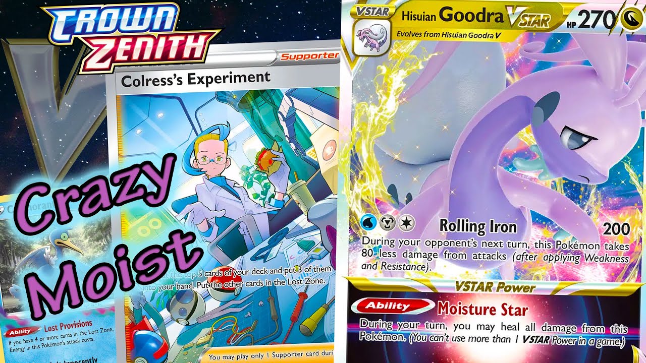 Hisuian Goodra VSTAR Lost Box Deck is CRAZY GOOD! (Crown Zenith) - YouTube