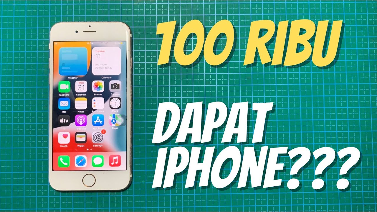 UNBOXING IPHONE 100 RIBUAN - YouTube
