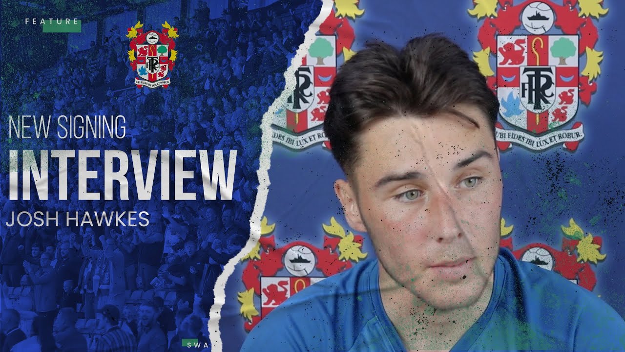 First Interview | Josh Hawkes signs on loan from Sunderland - YouTube