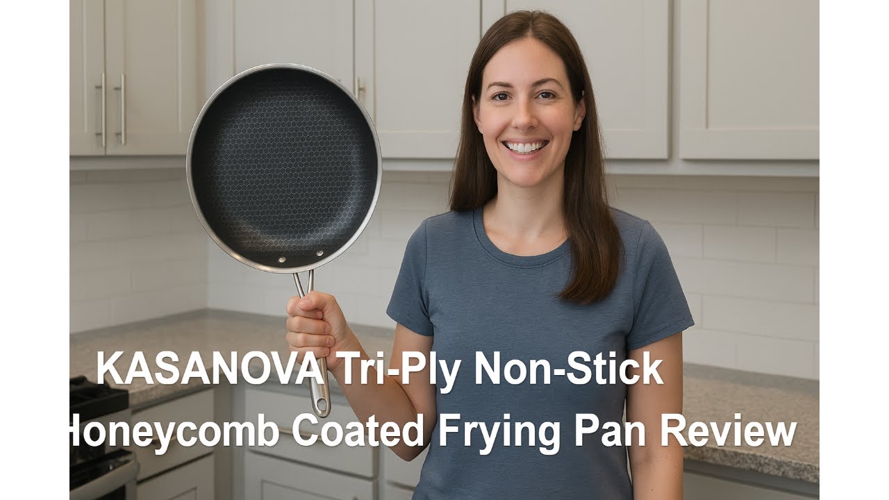 🍳 KASANOVA Tri-Ply Non-Stick Honeycomb Coated Frying Pan Review 👩‍🍳 ...