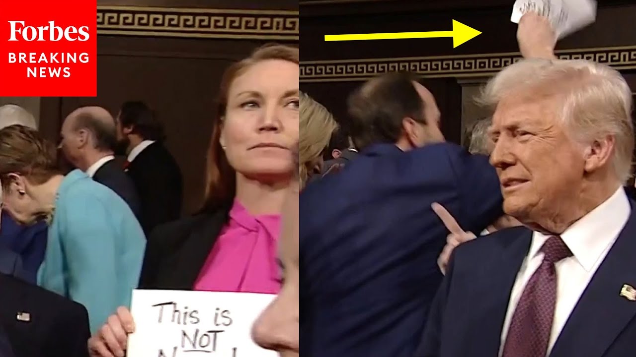 SHOCK MOMENT: GOP Lawmaker Grabs Dem's 'This Is Not Normal' Sign As ...