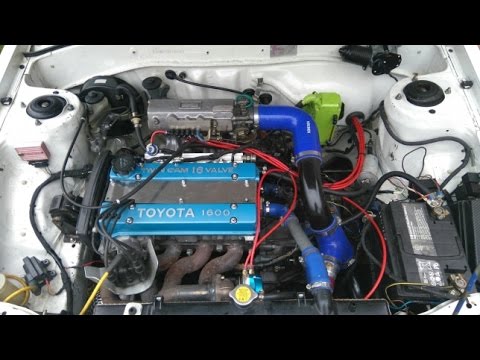 AE92 4AGE Turbo vs Opel 200TS - YouTube