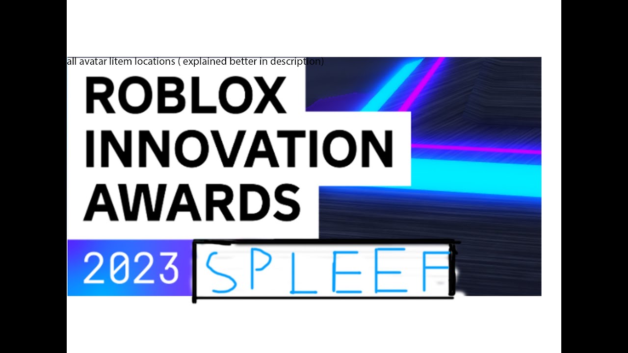 Roblox innovation awards spleef showcase + how to get all items in ...