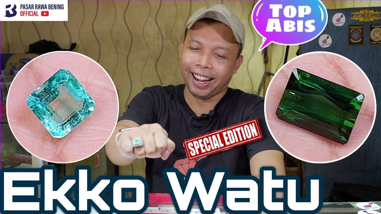 EMERALD LAGI NAIK DAUN Belum Juga di Review dan Laku 👍😁(Ekko Wattu) Akik dan Permata - YouTube