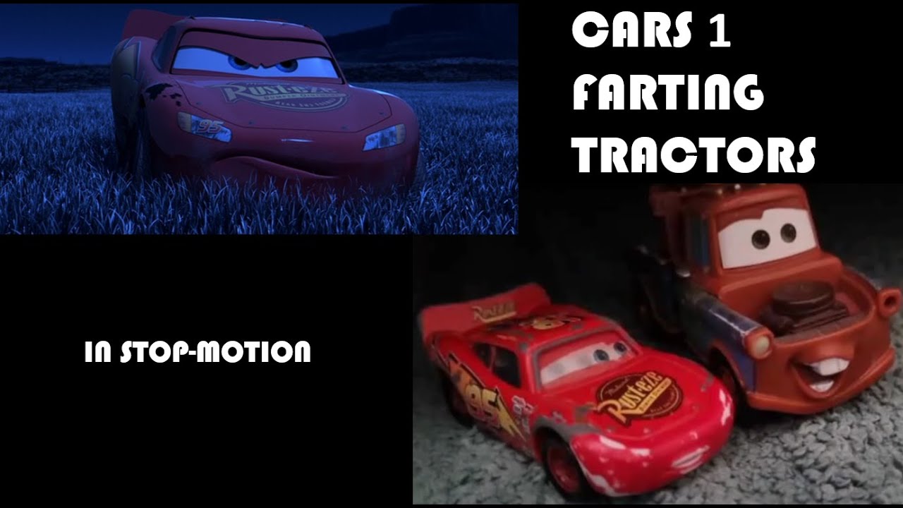 Cars 1- "Farting tractors" scene in stop motion 🤣🤣 - YouTube
