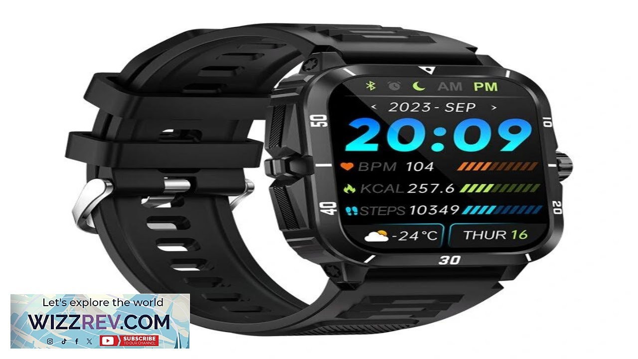 KT71 1.96inch HD Screen 430mAh Massive Battery bluetooth Call Heart ...