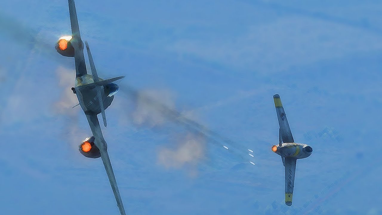 Me - 262 C2B "Heimatschützer" in 9.0 Squadron Battles - YouTube
